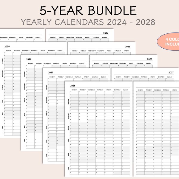 Year Overview 2025 - Etsy