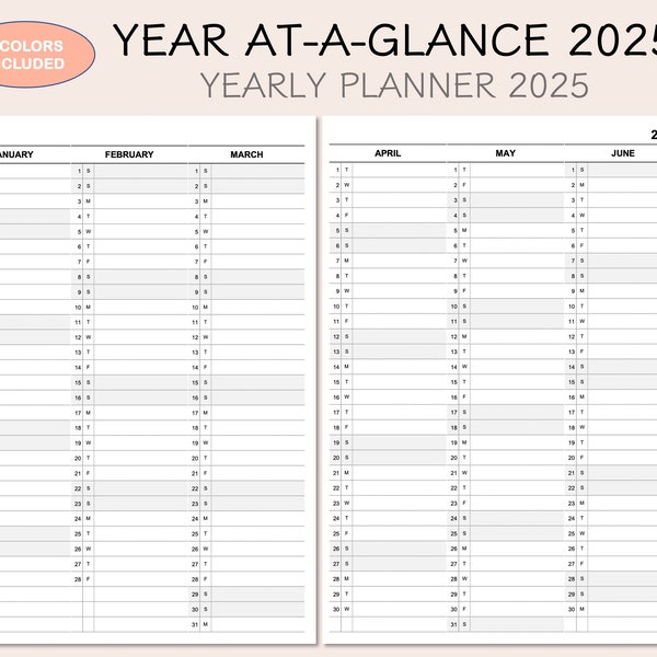 2025 Calendar and Planner - Etsy