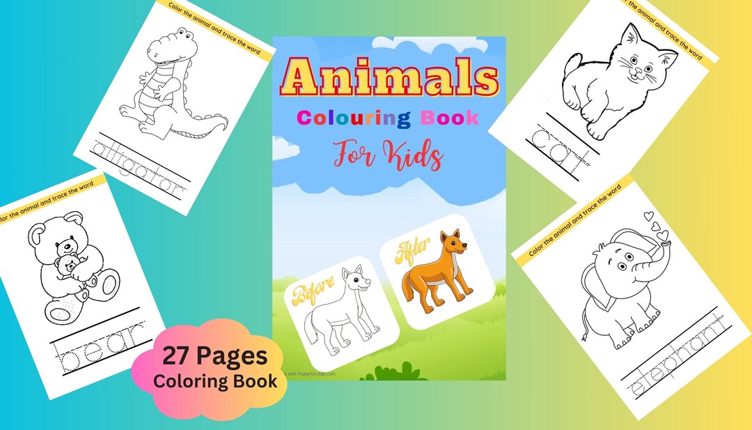 Creative Kids E-coloring Book - Etsy
