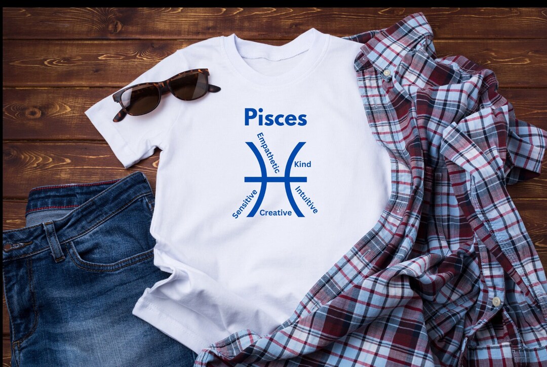 Pisces Astrological Sign T-shirt - Etsy