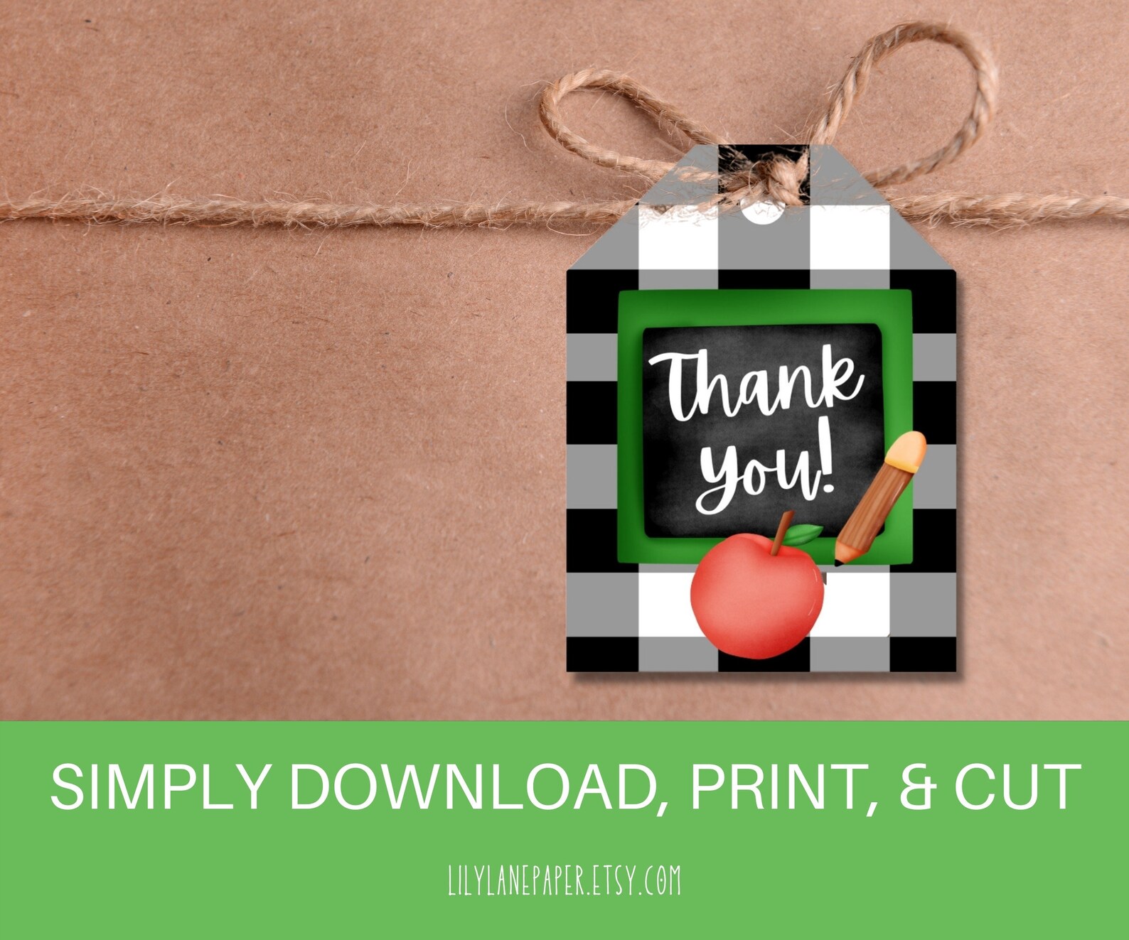 Teacher Appreciation Gift Tags Printable, Teacher Gift Tags Instant ...