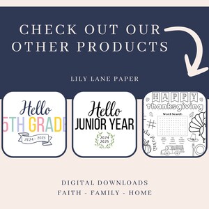 First Day of School Sign | PDF Instant Download | Simple Hello ...