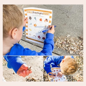 Fall & Halloween Scavenger Hunts | Instant Download PDF | Fall Kid's ...