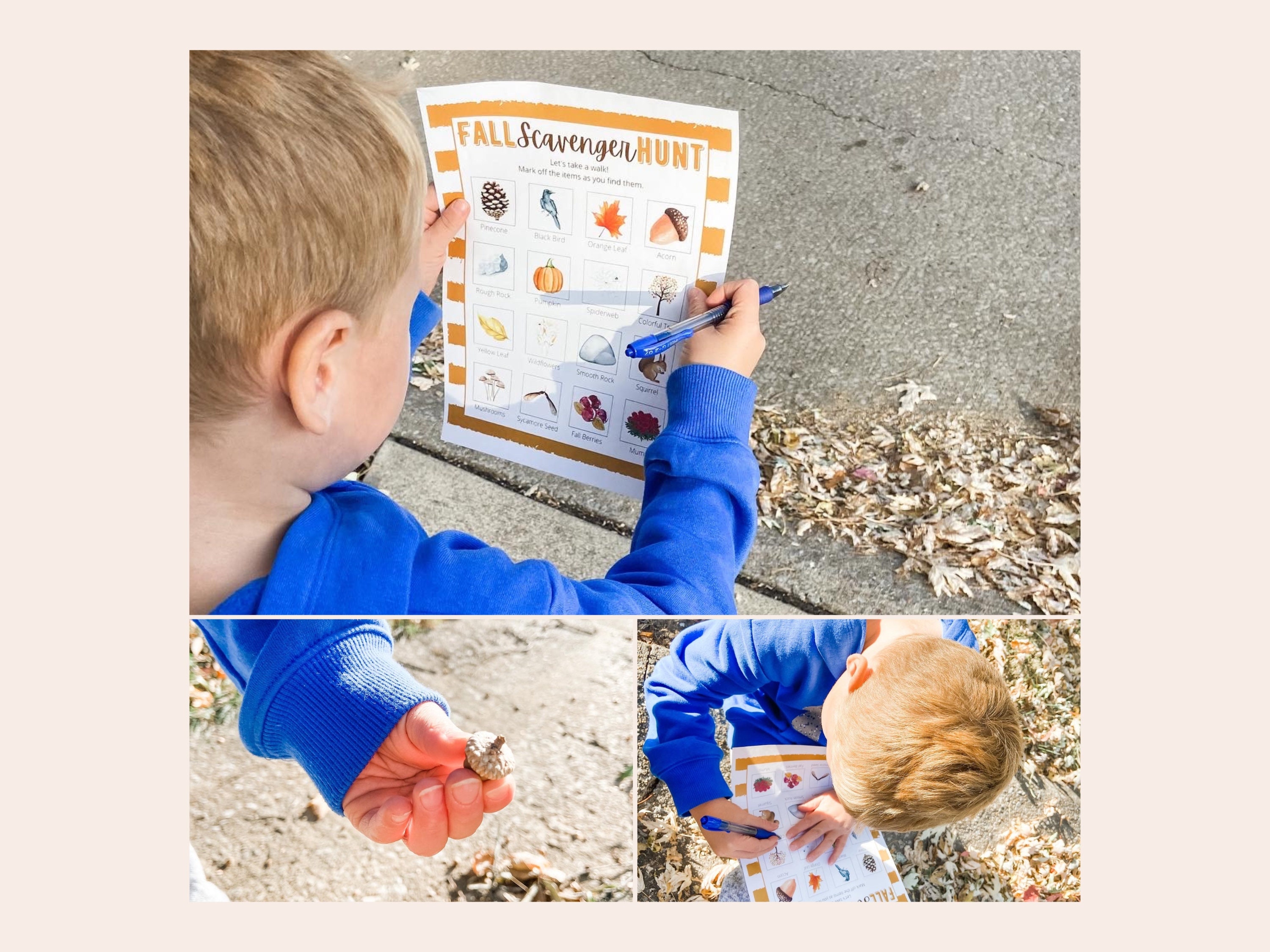 Fall & Halloween Scavenger Hunts | Kid's Activity (PDF Download) - Etsy
