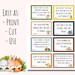 Kid's Scripture Cards, Bible Verses for Children, Watercolor Animals 24 ...