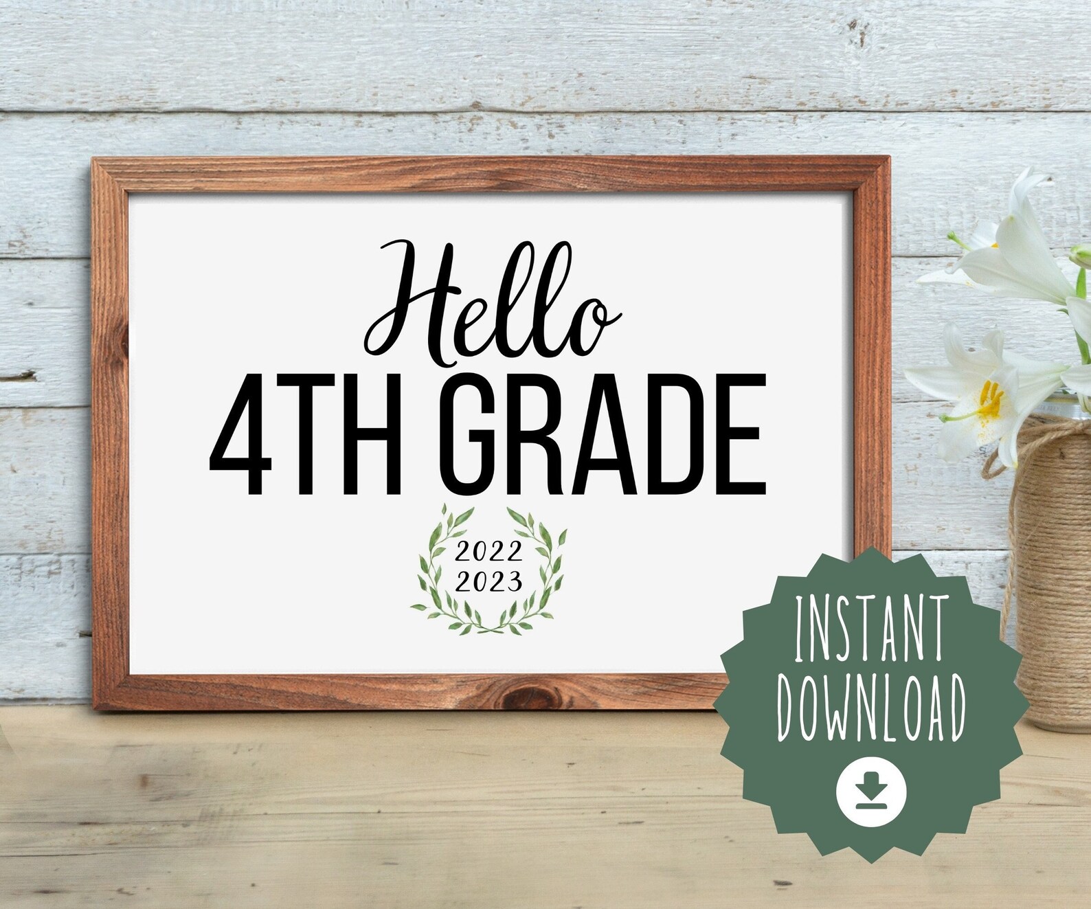 Simple & Classic First Day of School Sign 2022-2023 School - Etsy