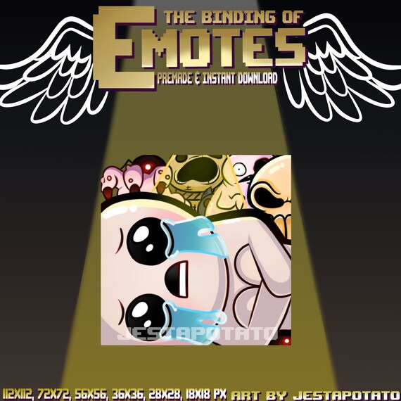 Crying Isaac Emote | Etsy