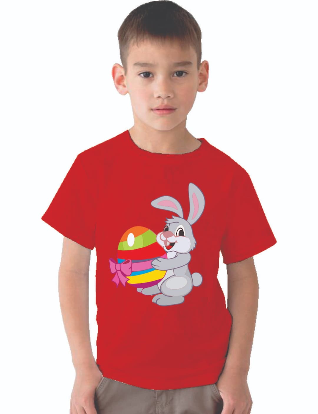 Cartoon Rabbit Carrying Easter Egg, Cute Little Bunny With Easter Egg ...