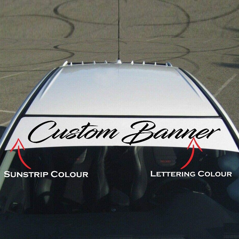 Windshield Banners - Etsy