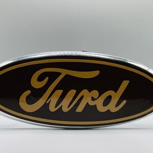 Front/rear and Steering Wheel turd Ford Emblem - Etsy