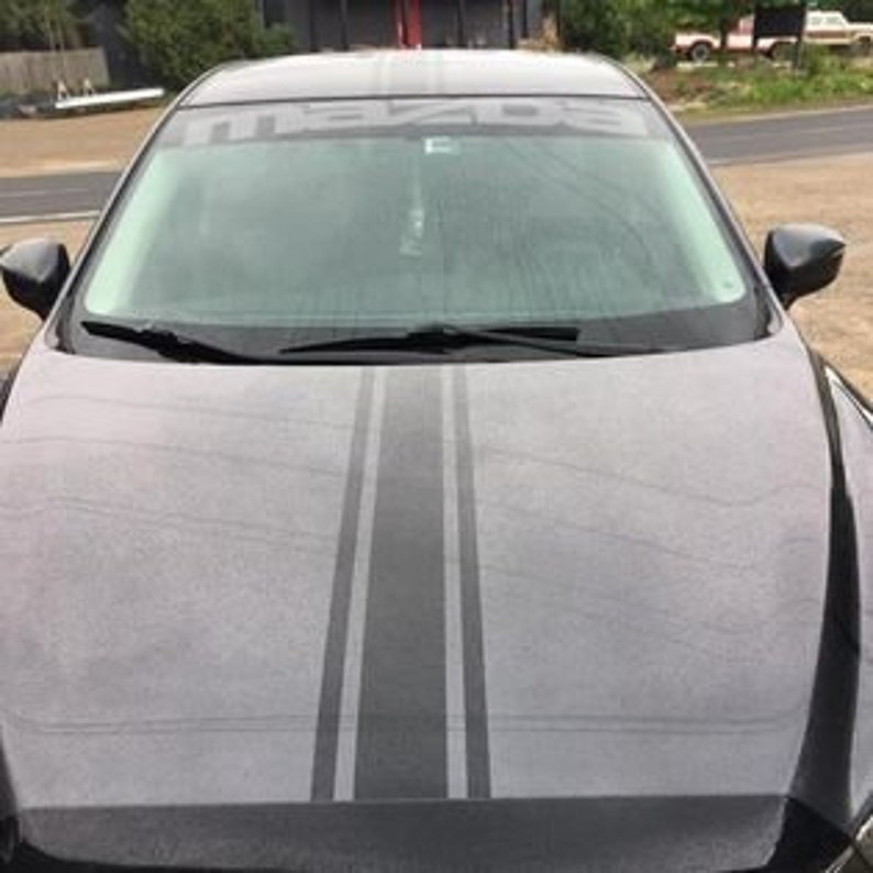 Custom Windshield Banner Vinyl Decal Sticker With or With-out Sun Strip ...