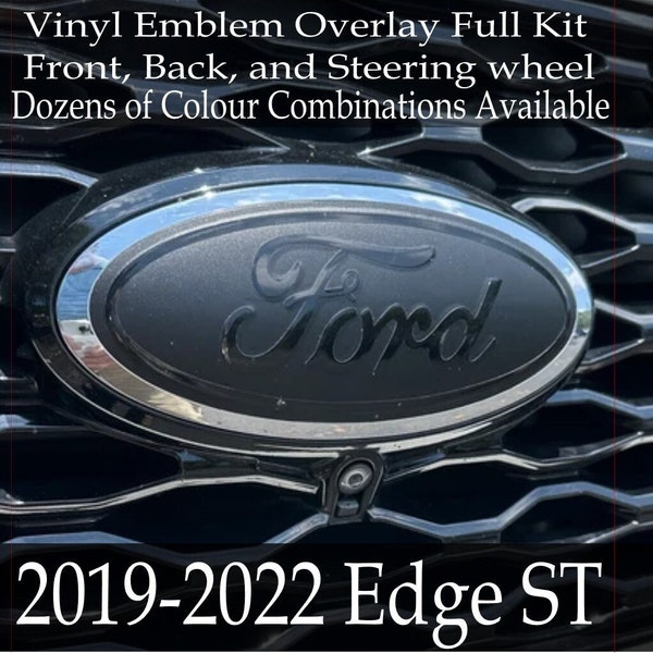 Ford Edge St Emblems - Etsy