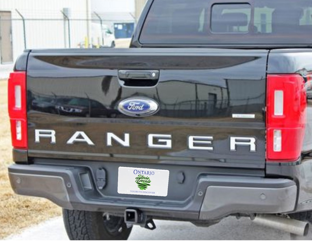 Buy 2019-2022 Ford Ranger Tailgate Lettering Vinyl Decal Sticker Online ...