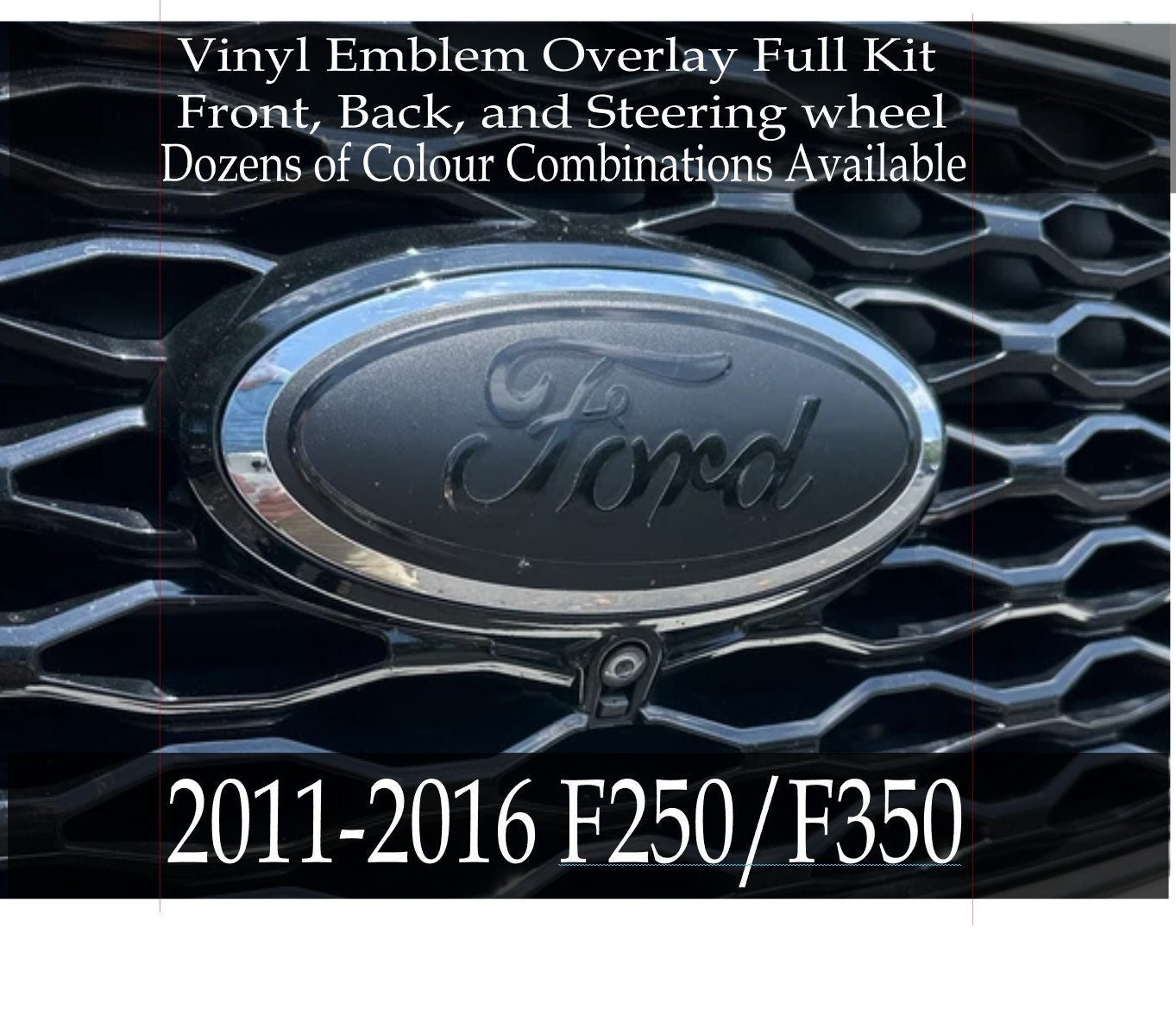 Camo Ford Grill Emblem
