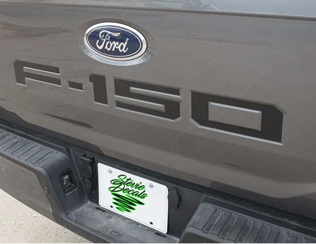 2018, 2019, 2020 F-150 Tailgate Lettering Vinyl Decal Sticker Inserts ...