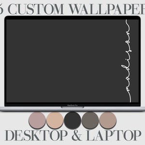 5 Macbook Desktop Wallpaper Personalization Custom Laptop - Etsy