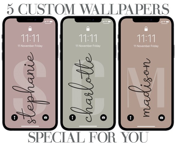 5 Custom Iphone Wallpaper Aesthetic Phone Background - Etsy