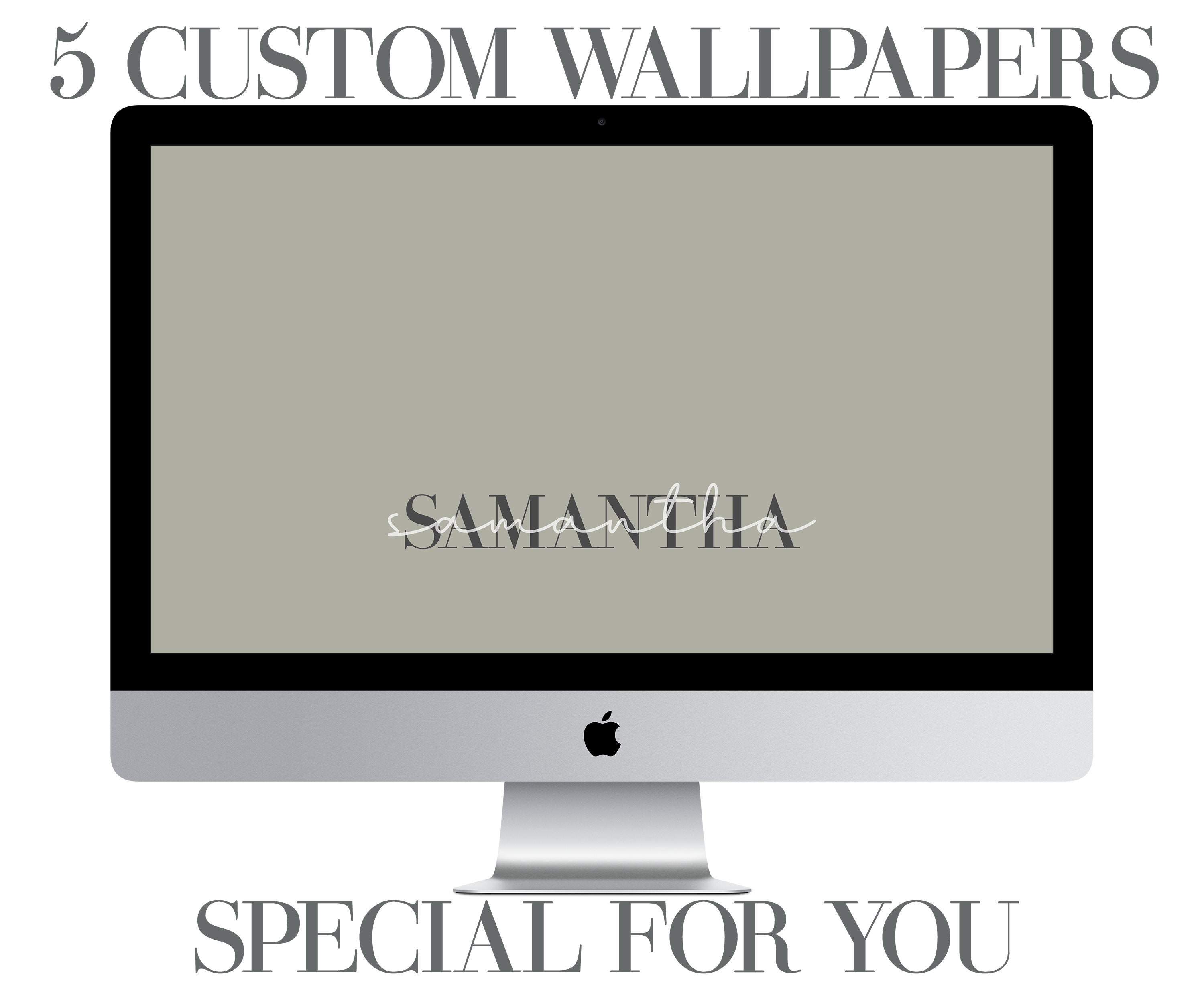 5 Custom Desktop Wallpaper Personalization, Laptop Background ...