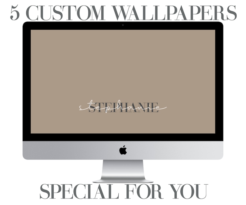 5 Custom Desktop Wallpaper Personalization, Laptop Background ...