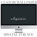 5 Custom Desktop Wallpaper Personalization, Laptop Background ...