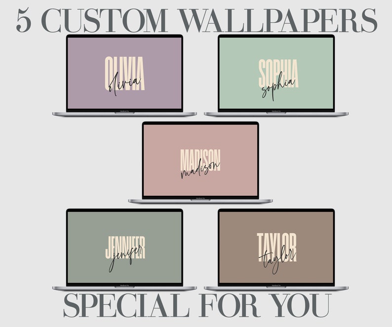 5 Desktop Background Custom Desktop Wallpaper - Etsy