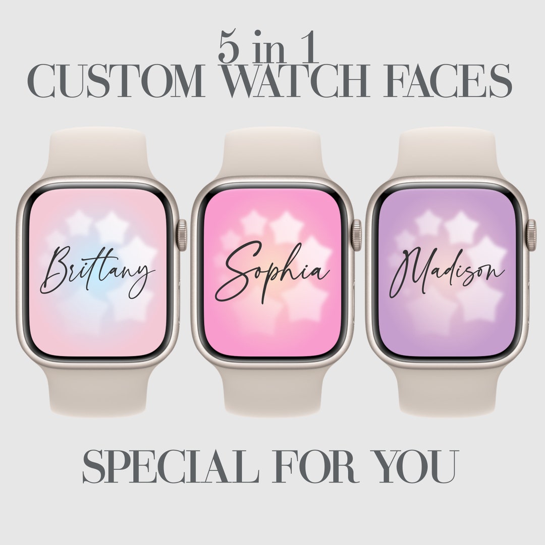 Custom Starry Sky Apple Watch Face Wallpaper (5 Pcs) (digital Download ...