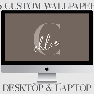 5 Custom Desktop Wallpaper Personalization, Laptop Background ...