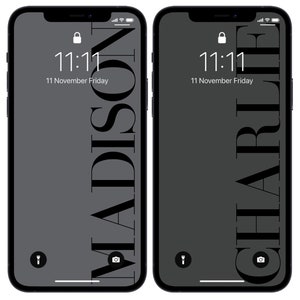 10 Personalization iPhone Wallpaper, Elegant Custom Phone Background ...