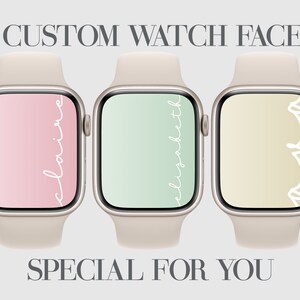 Custom Apple Watch Face Wallpaper, Aesthetic Smartwatch Background ...