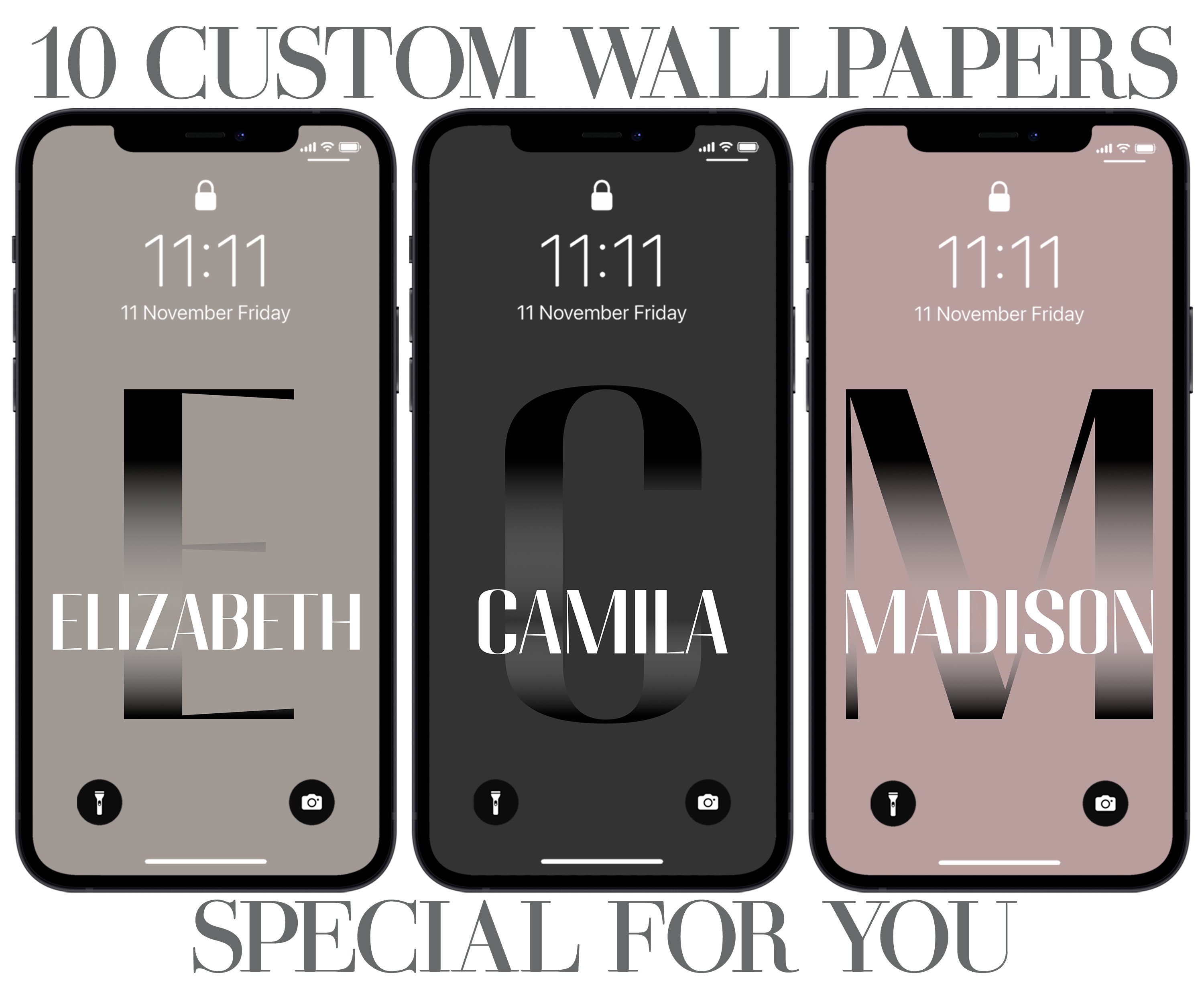 Custom iPhone Wallpaper: Elegant Minimalist Phone Background (digital ...