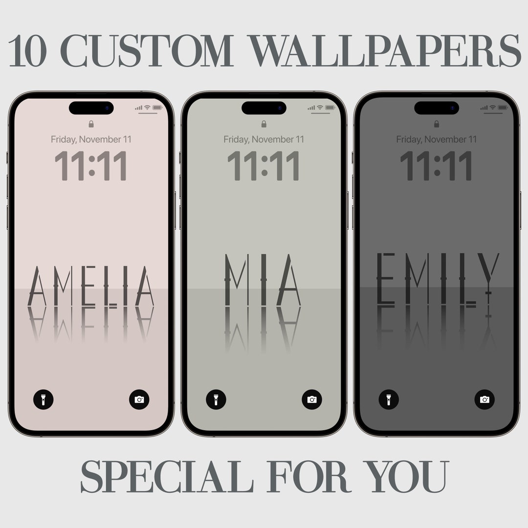 10 Custom iPhone Wallpapers, Aesthetic Phone Background, Affirmations ...