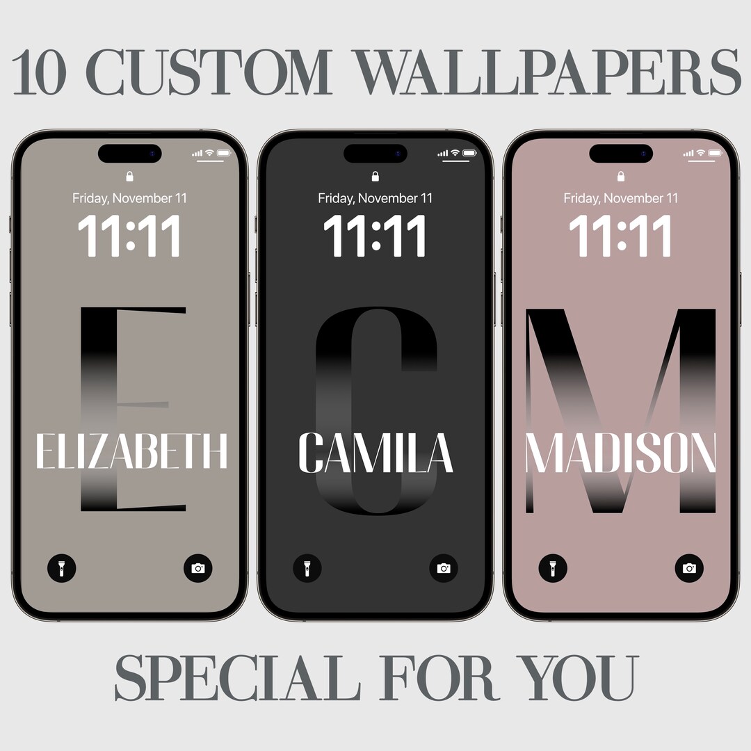 Custom iPhone Wallpaper: Elegant Minimalist Phone Background (digital ...