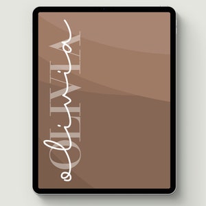 5 Custom iPad Wallpaper, Aesthetic Tablet Background Tones, Green ...