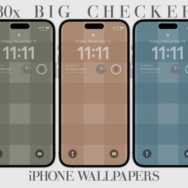 Neutral Checkered Wallpaper - Etsy