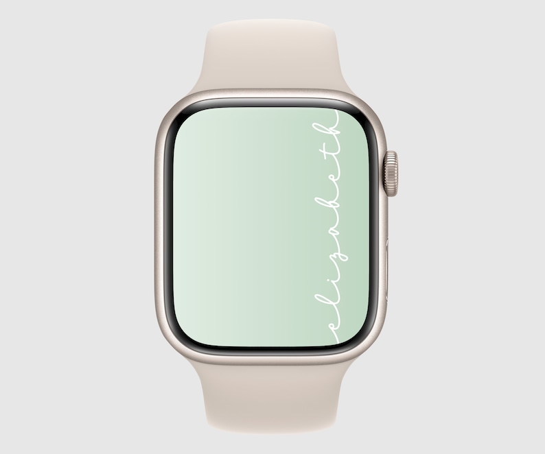 Custom Apple Watch Face Wallpaper Aesthetic Smartwatch - Etsy