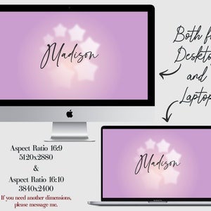 5 Blurry Star Gradient Desktop, Custom Gradient Wallpaper, Custom ...