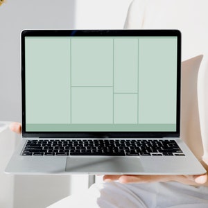 Desktop Organizer With 9 Layouts, Green Desktop and Laptop Wallpaper ...
