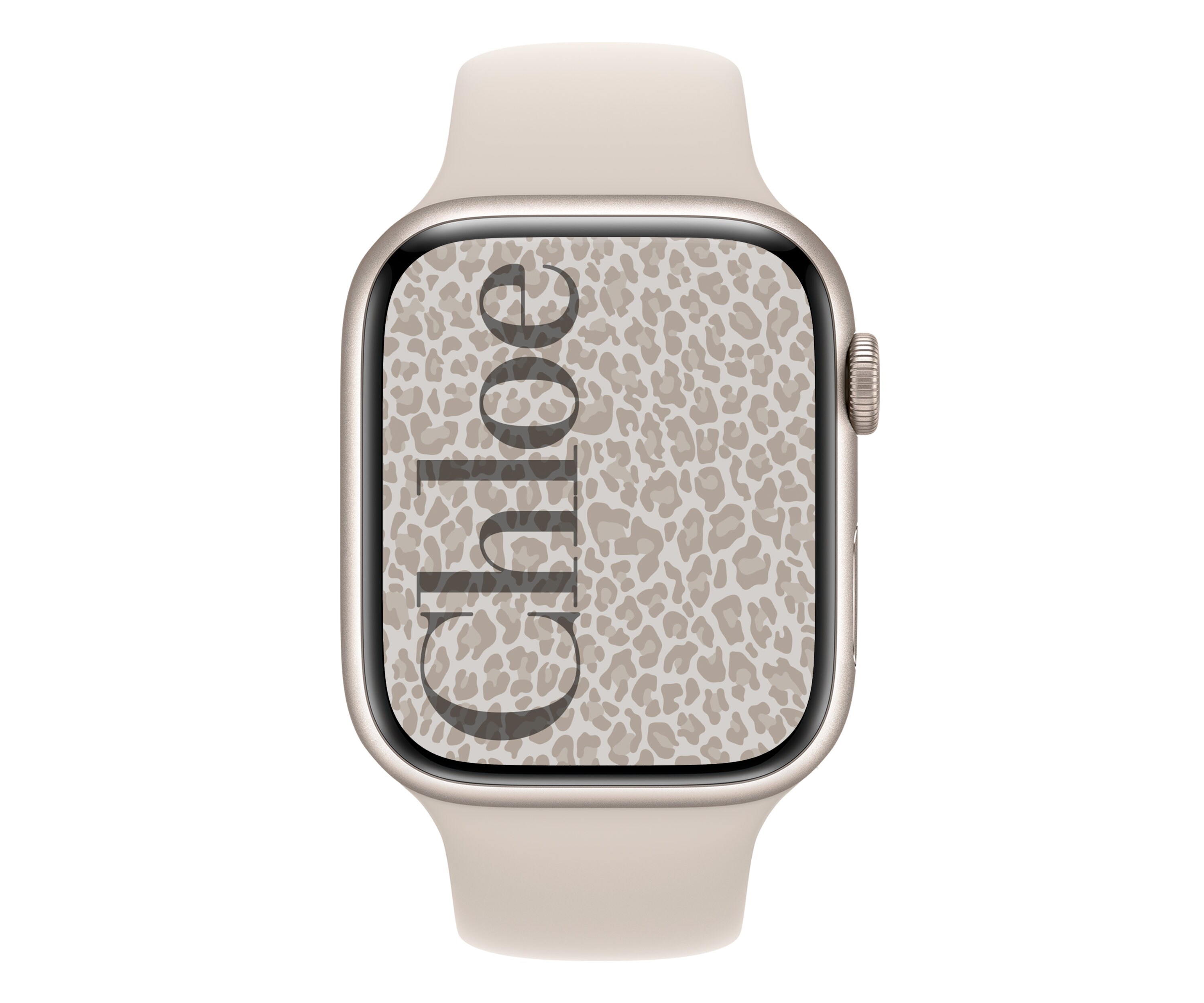 5 Custom Leopard Print Apple Watch Face Wallpaper - Etsy