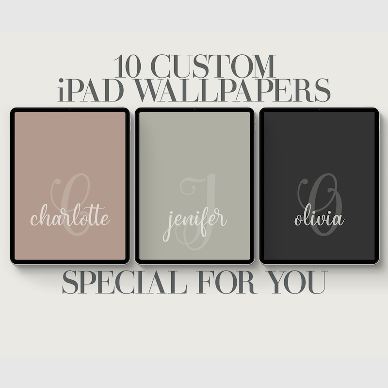 Custom iPad Wallpaper - Etsy UK