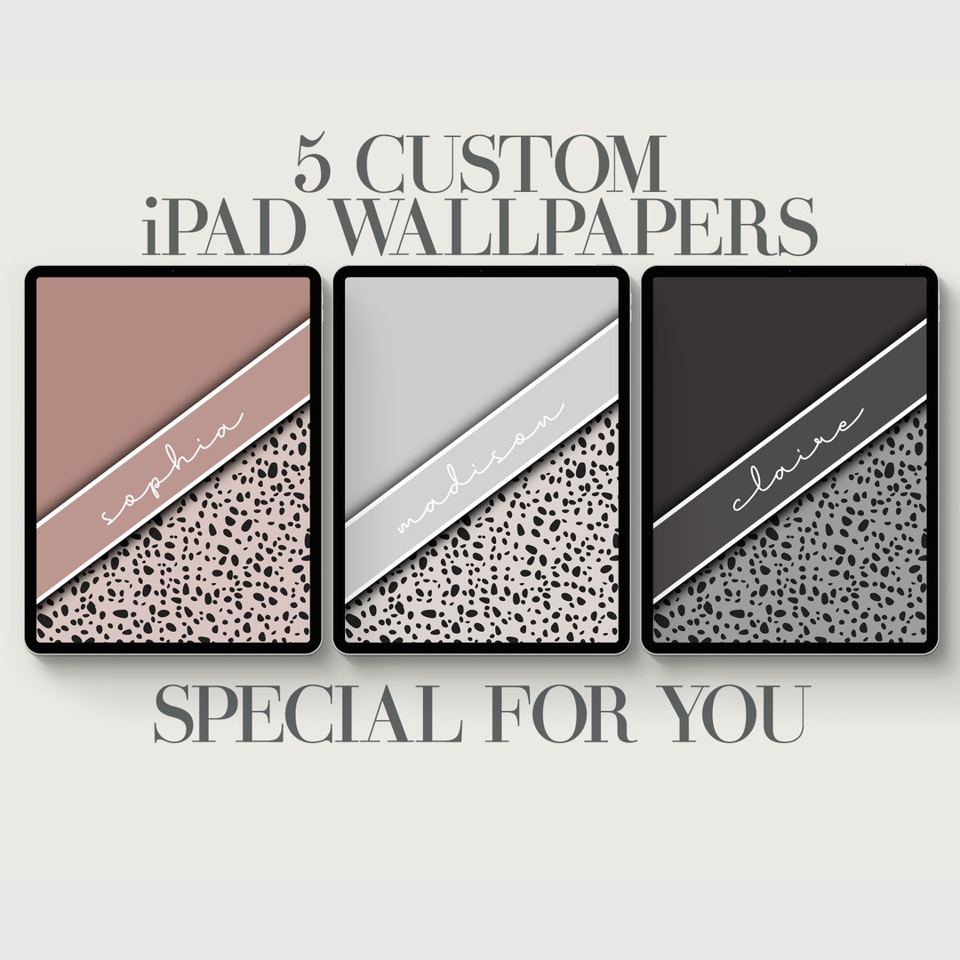 Polka Dot iPad Wallpaper, Custom Tablet Wallpaper, Custom iPad ...