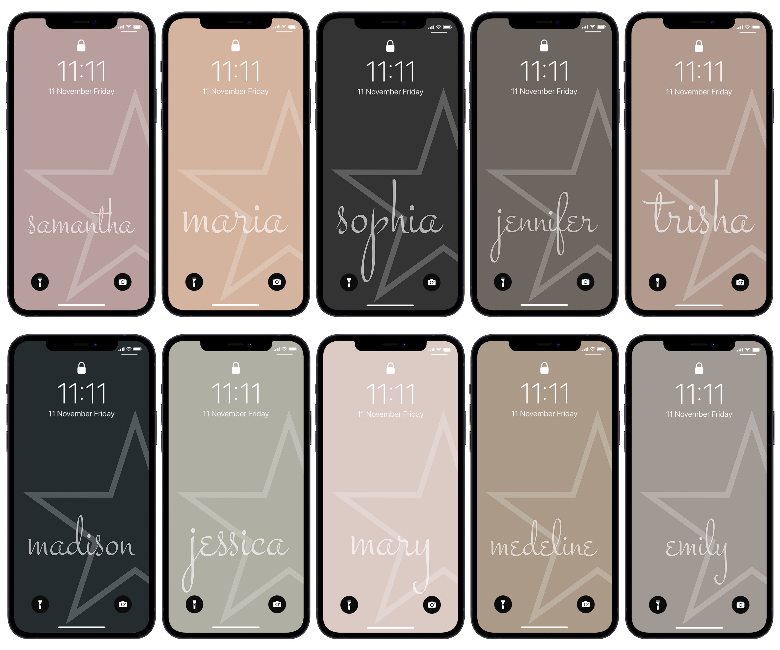 10 Custom iPhone Wallpaper, Aesthetic Phone Background, Affirmations ...