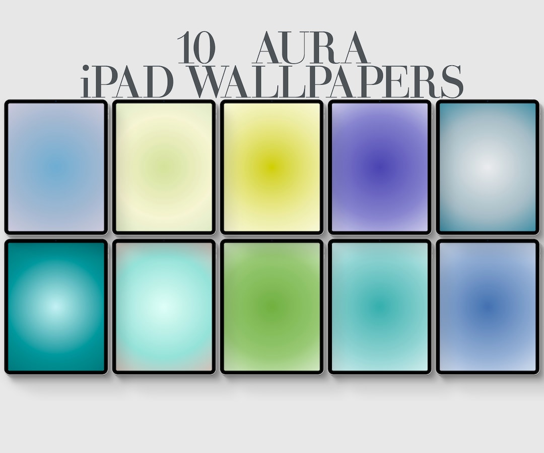 10 Aura, Aura iPad Wallpaper, Aesthetic Gradient, Tablet Background ...