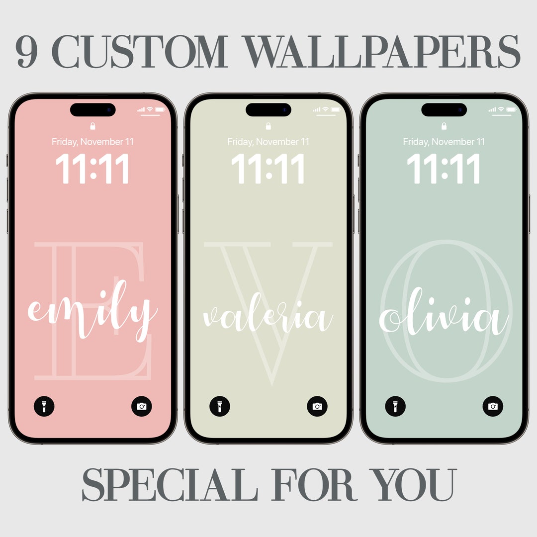 Custom iPhone Wallpaper, Aesthetic Phone Background, Affirmations, 9x ...