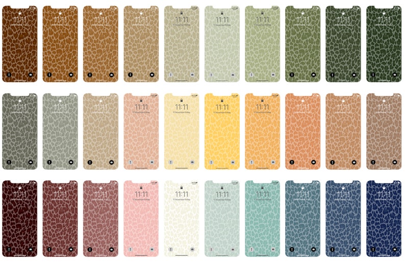 Leopard Cheetah iPhone Wallpaper, Boho Colors, Minimalist, Aesthetic ...