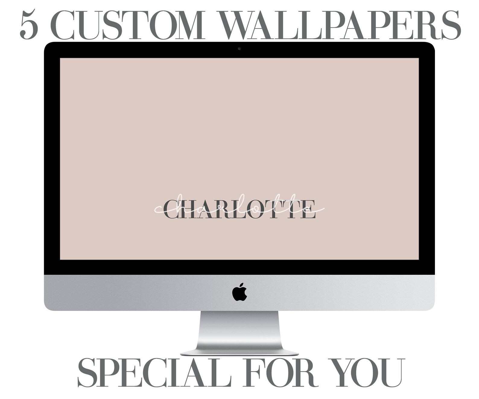 5 Custom Desktop Wallpaper Personalization, Laptop Background ...