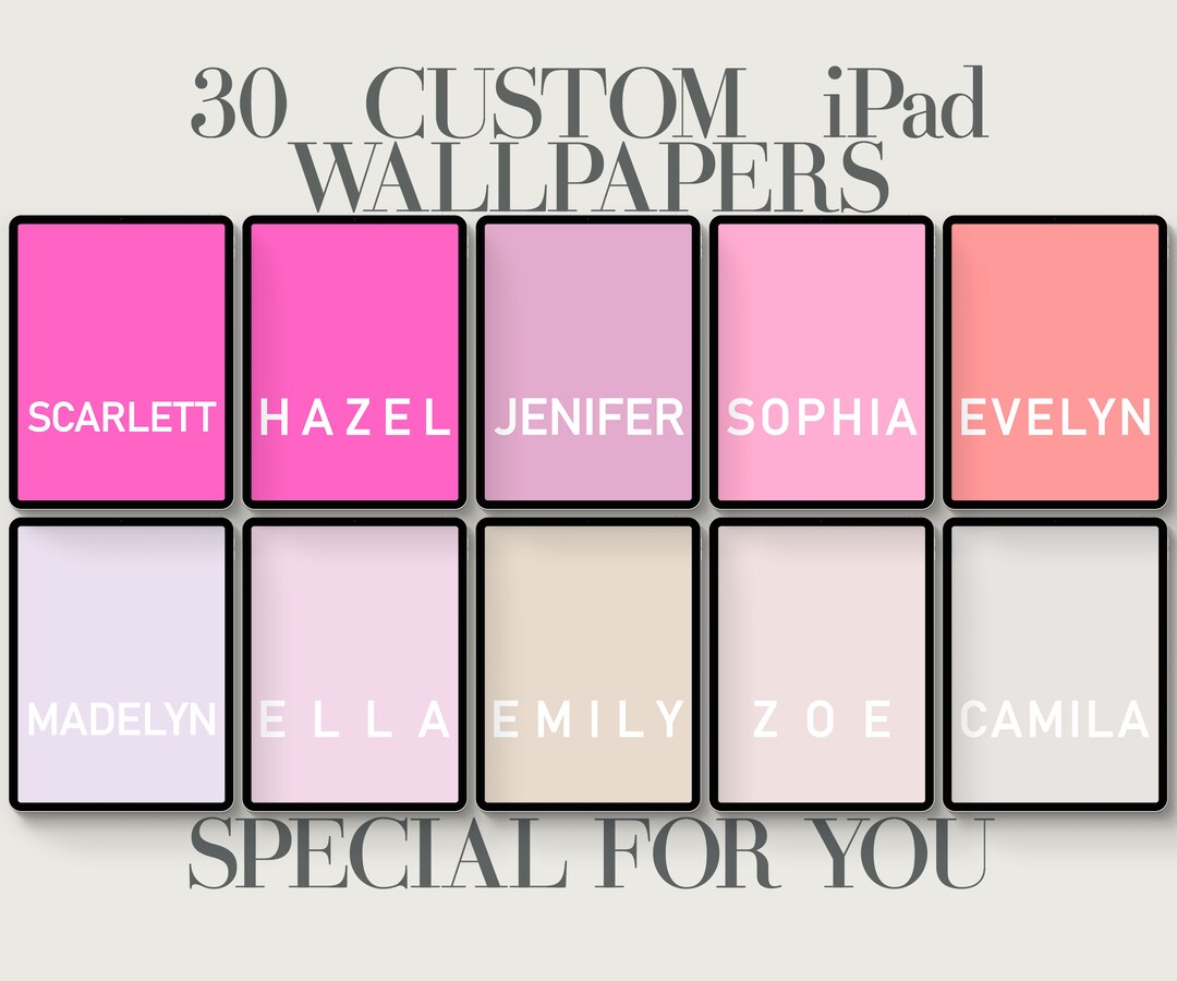 30 Custom iPad Wallpaper, Solid Colored, Minimalist Tablet Wallpaper ...