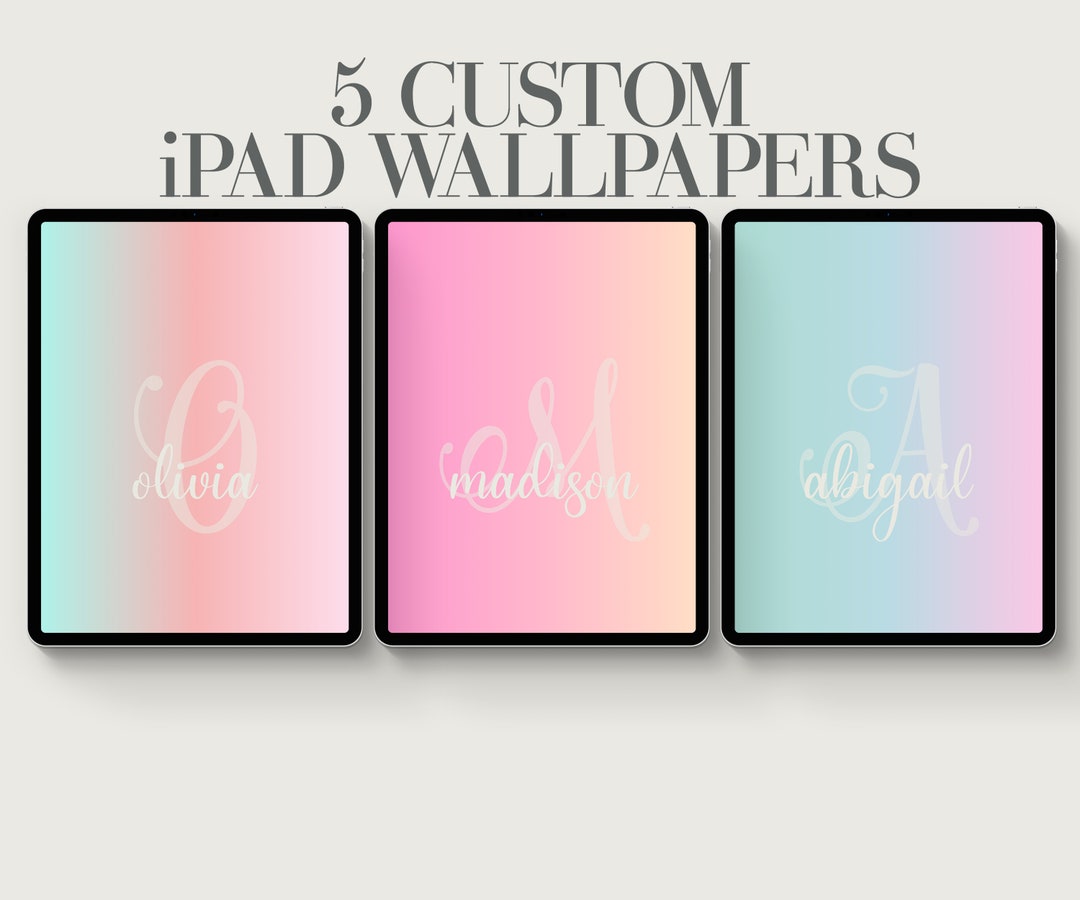 5 Custom Ipad Wallpaper Aesthetic Tablet Background - Etsy