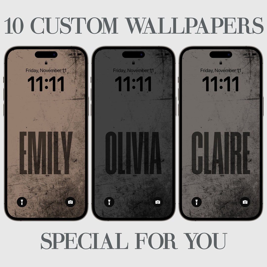 10 Custom iPhone Wallpapers, Aesthetic Phone Background, Affirmations ...