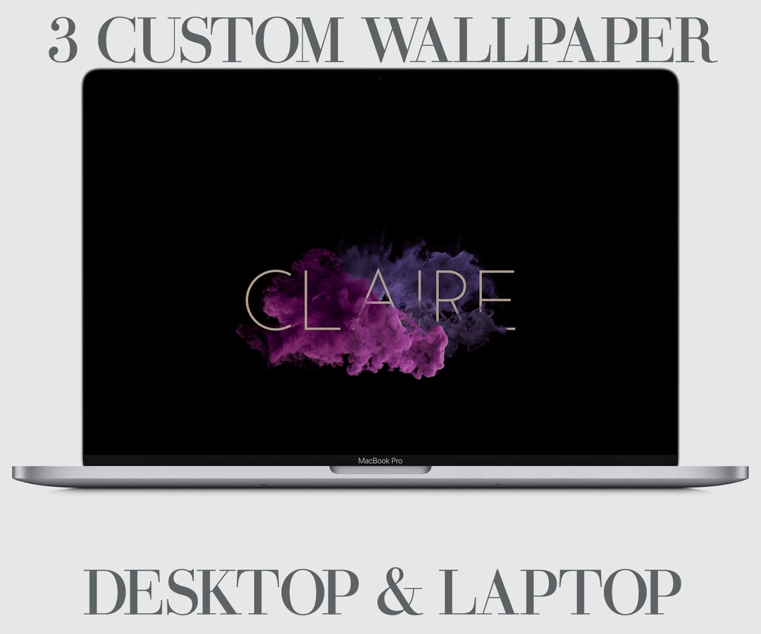 3 Desktop Background, Custom Desktop Wallpaper, Personalization, Laptop ...