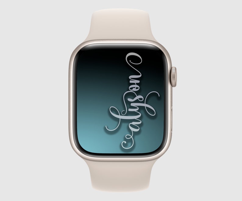 Gradient Watch Face Custom Apple Watch Face Wallpaper - Etsy